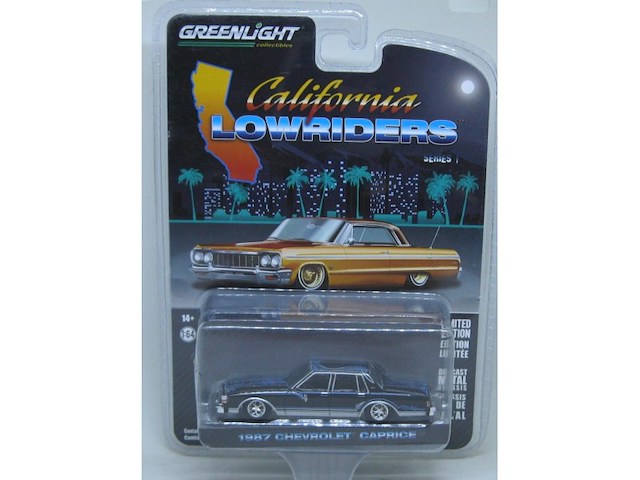 1:64 greenlight chevrolet caprice `87