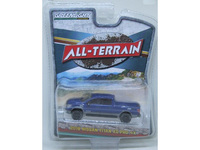 1:64 greenlight nissan titan