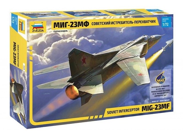 1:72 Zvezda MiG-23MF 23 cm