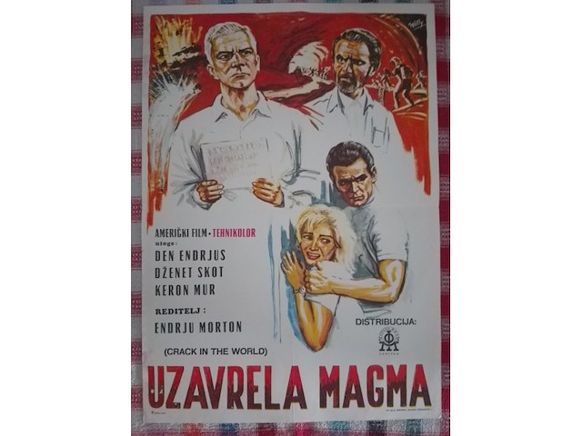 plakat UZAVRELA MAGMA