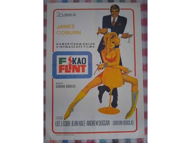 plakat F KAO FLINT