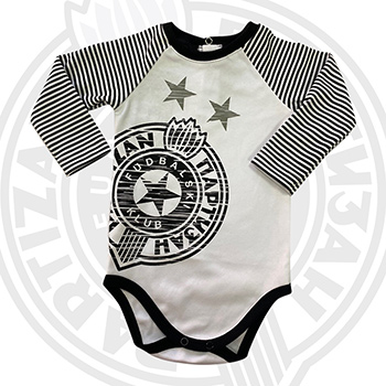 Bebi bodi sa dugim rukavima beli "Grb" FK Partizan 3512