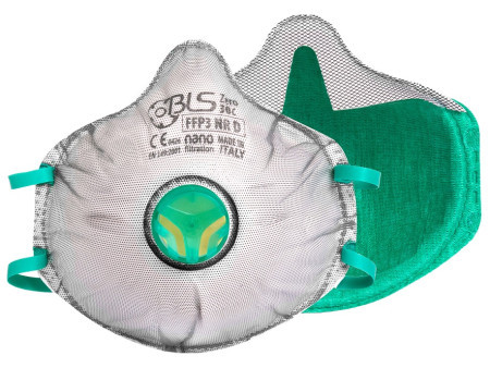 Bls respirator ffp3 zero s ventilom (sa aktivnim ugljem) ( bls030c )