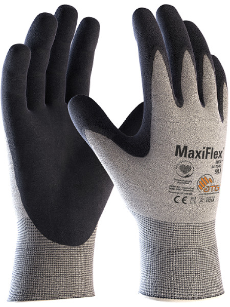 Atg rukavica maxiflex elite esd crna veličina 8 ( 34-774b/08 )