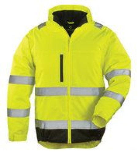 Coverguard 2u1 signalizirajuća zaštitna hi-viz jakna extra hi-way žuta veličina m ( 7hwxym )