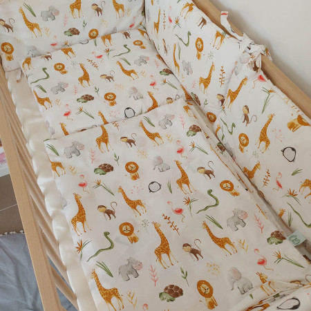 Klasična komplet ogradica za krevetac sa posteljinom žirafa ( TNC_V5P518_4083231 )
