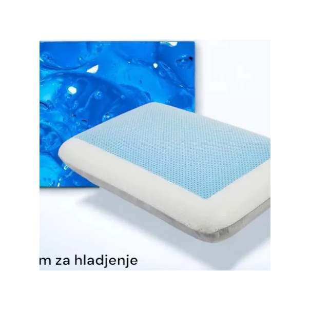 VIKTORIJA Jastuk Blue gel Bubbles 60x40cm