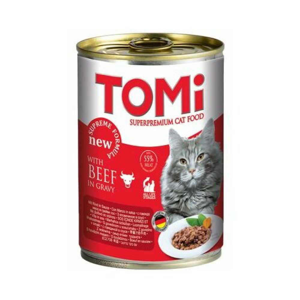 TOMI Cat konzerva za mačke - Govedina 24x400g