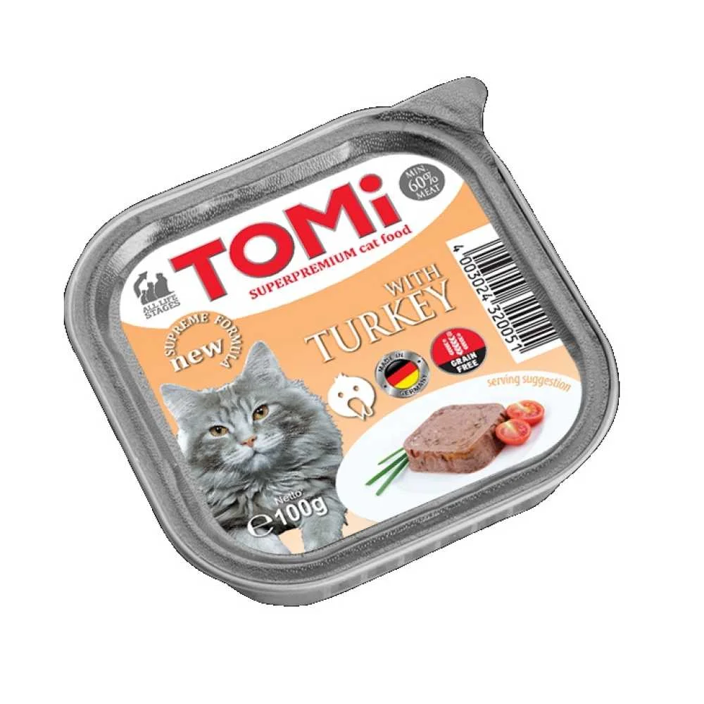 TOMI Cat pašteta za mačke - Ćuretina 100g