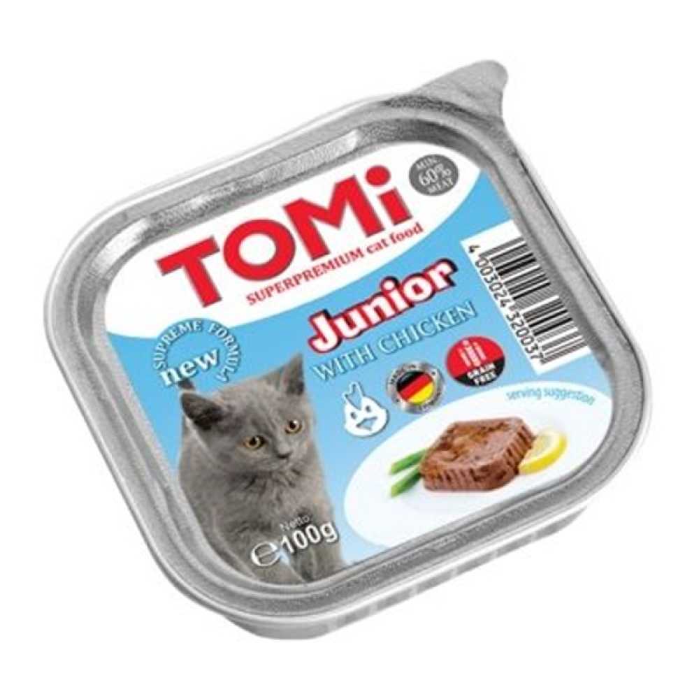 TOMI Cat pašteta za mačke - Junior GF 100g