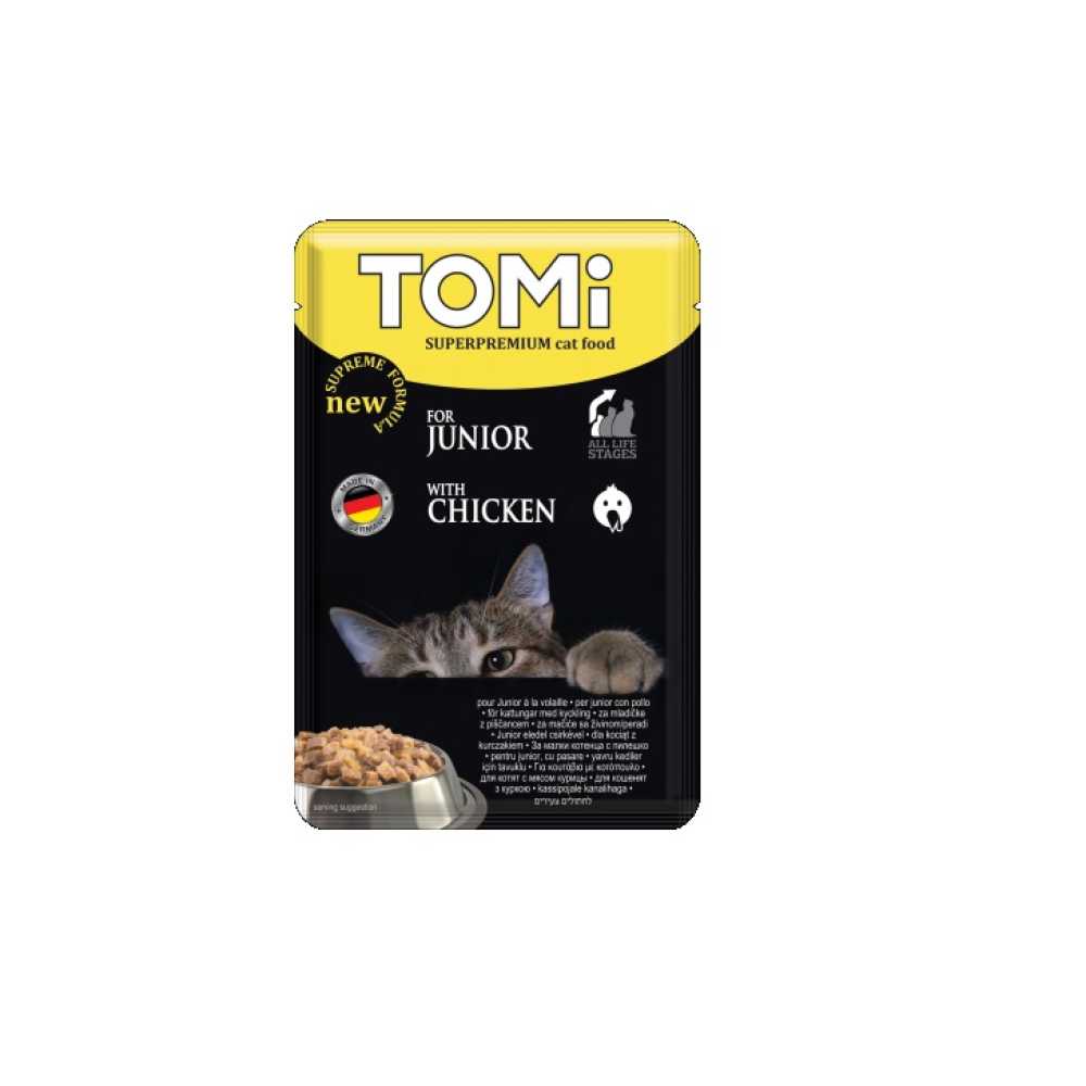 TOMI Cat sos za mačke - Junior 100g