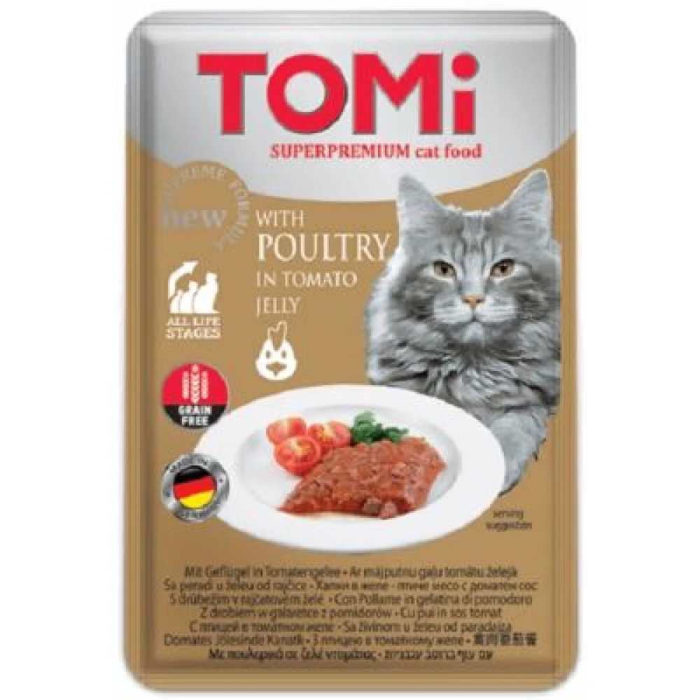 TOMI GF Cat sos za mačke - Piletina i paradajz 100g