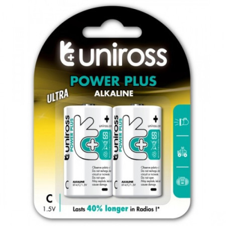 Uniross C HR14 1.2V HYBRIO 3000MAH/C BP2 ( LR14U/Z )