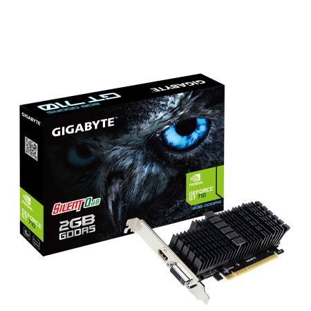 GIGABYTE nVidia GeForce GT 710 2GB 64bit GV-N710D5SL-2GL