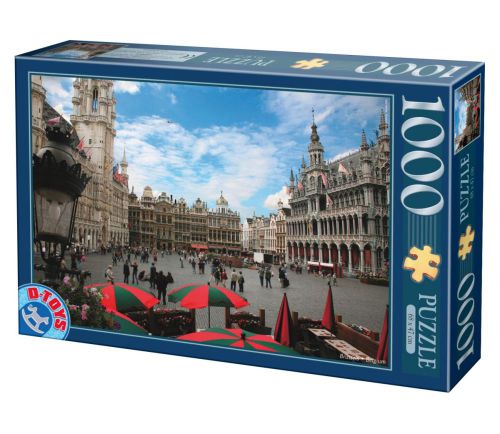 Puzzle Famous Places 01, D Toys 64288-01