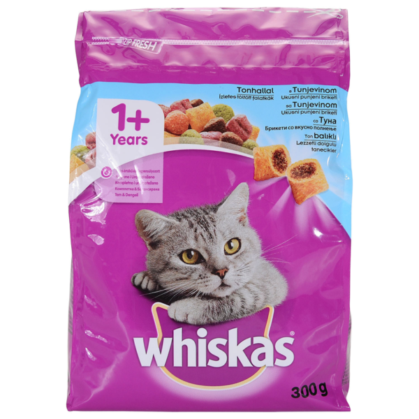 Whiskas briketi za macke tuna, 1+godina, 300gr