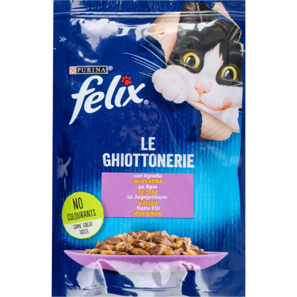 Felix Le Ghiottonerie kesica za macke, jagnjetina u zeleu, 85gr