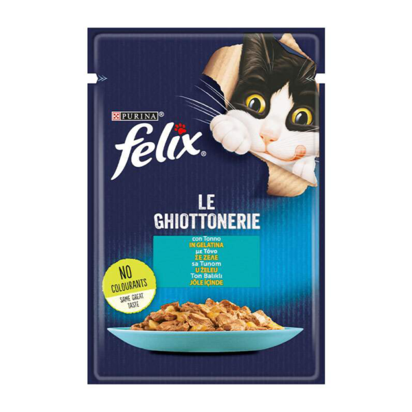 Felix Le Ghiottonerie kesica za macke, tuna u zeleu, 85gr