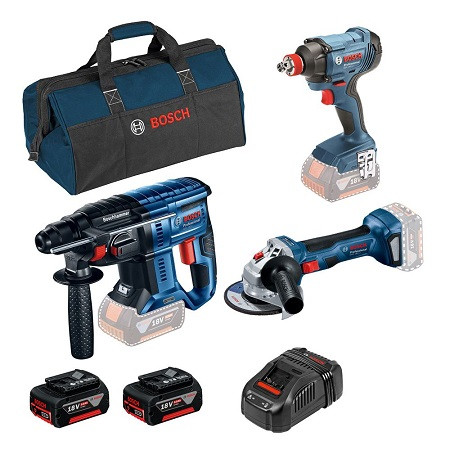 Bosch Set GBH 180-LI GWS 180-LI GDX 180 Li 18V