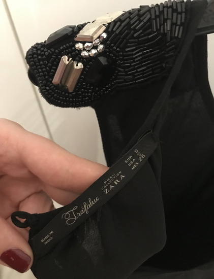 Nova Zara duga svecana haljina sa slicevima