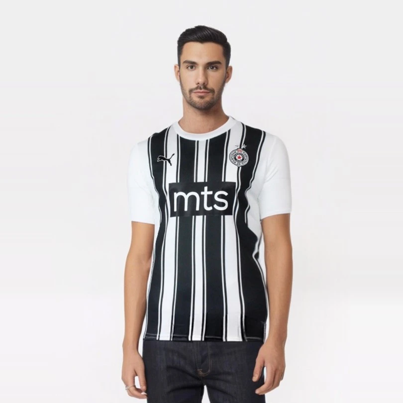 FK PARTIZAN PUMA CRNO-BELI DRES SA ŠTAMPOM