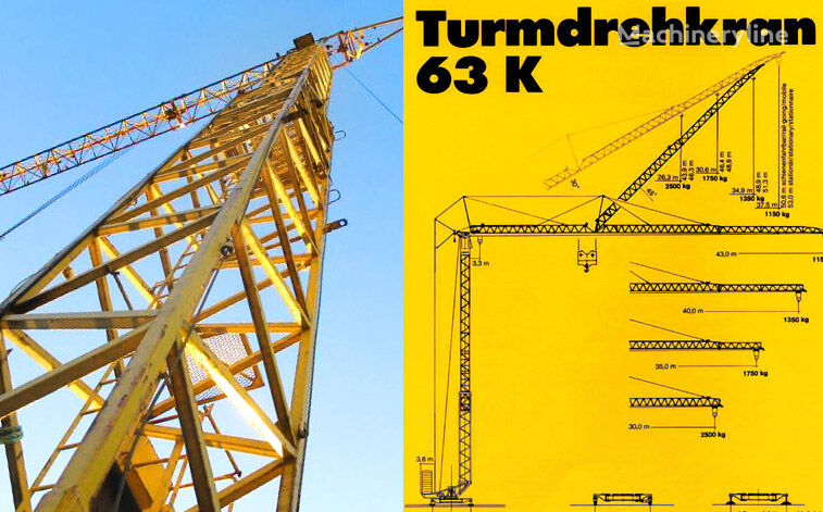 Liebherr 63 K toranjska dizalica