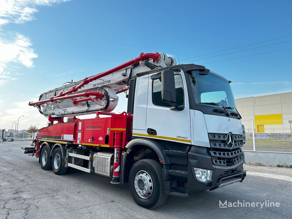 Betonstar bst 40.16 5z na šasiji Mercedes-Benz AROCS 2640 pumpa za beton