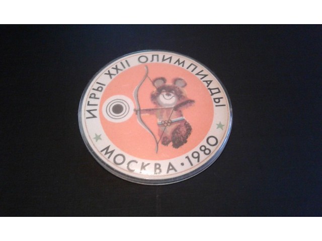 Bedž medved Miša streličarstvo LOI Moskva