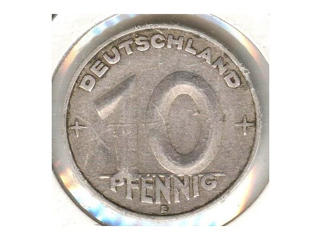 Nemacka DDR 10 pfenniga 1953 E