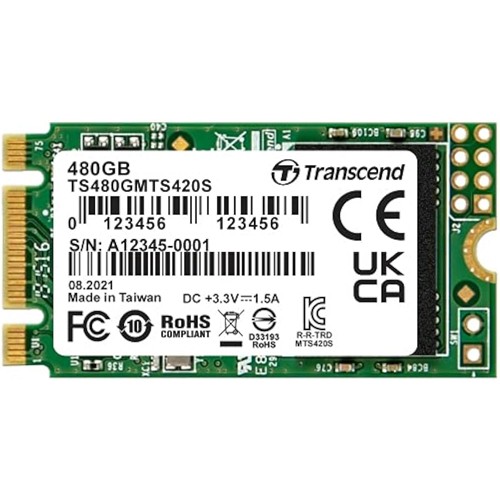 Transcend 480GB 420S SATA M.2 SSD | TS480GMTS420S