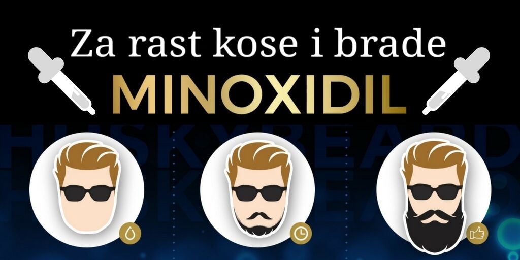 Minoxidil sprej za ponovni rast kose i brade