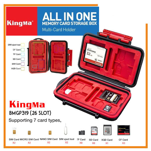 KingMa kutija za memorijske kartice ( SD card 8 slotova)