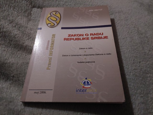 Zakon o radu republike Srbije pravni informator