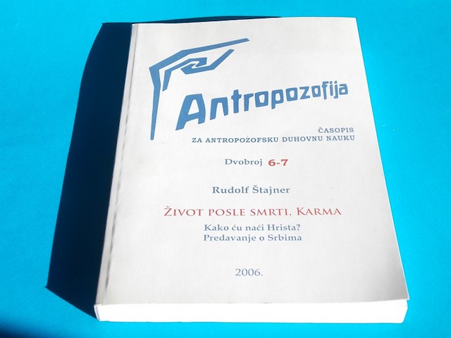 Antropozofija časopis broj 6 - 7