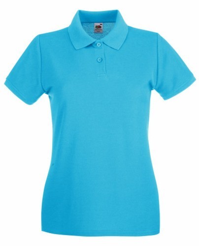 FRUIT OF THE LOOM, LADIES PREMIUM POLO, ŽENSKA PREMIUM POLO MAJICA, AZURNO PLAVA, 2XL