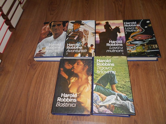 Harold Robbins - komplet od 6 knjiga