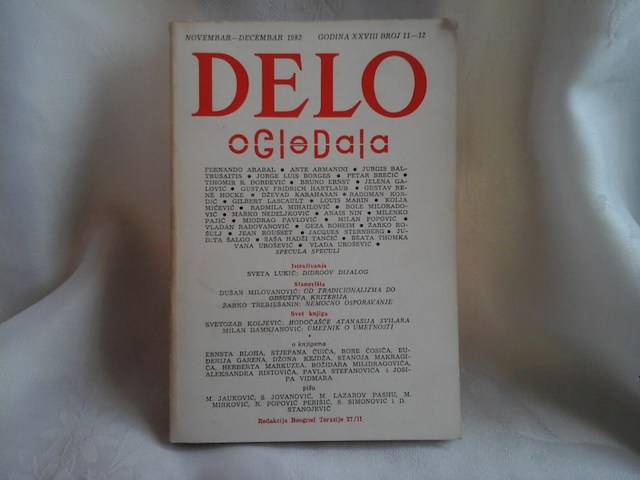 Delo novembar decembar 1982 broj 11 12  Ogledala