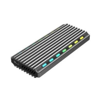 M.2 SSD USB 3.1 Gen 2 Type-C RGB kućište Gembird EE2280-U3C-03
