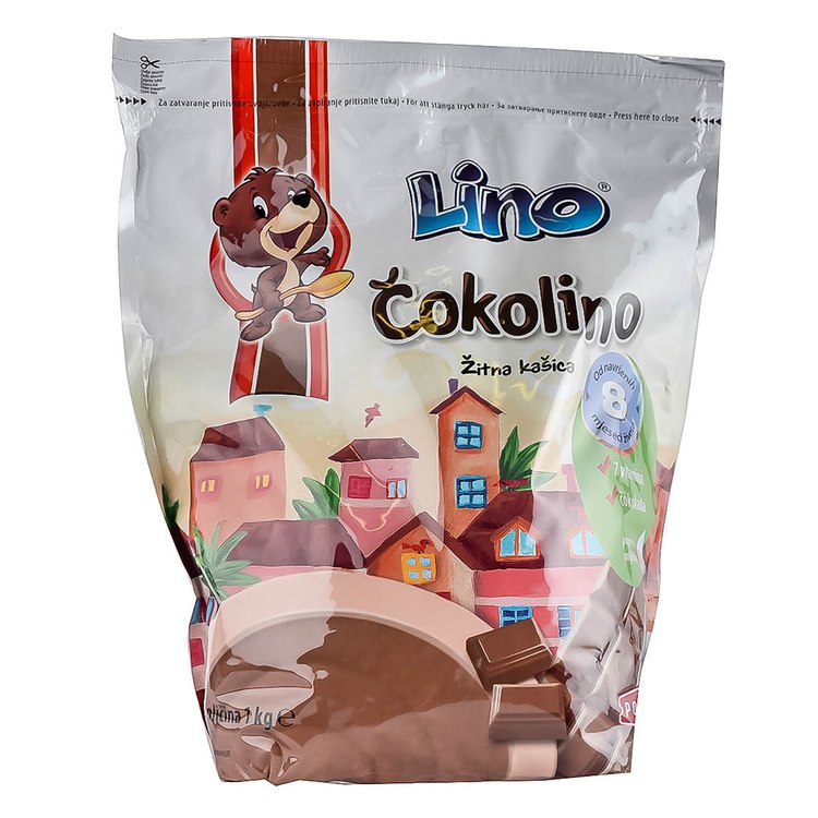 Lino čokolino žitna kašica 1kg