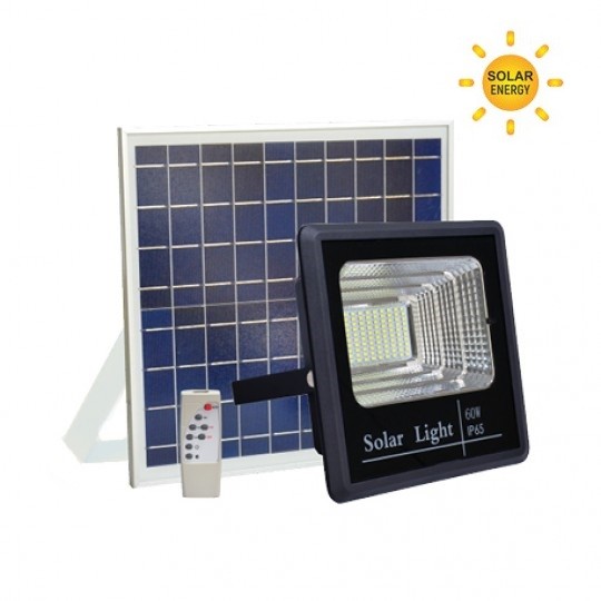 Solarni SMD LED reflektor crni