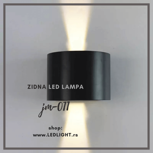 Zidna svetiljka LED JM-011 Crna