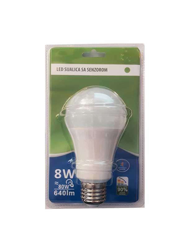 LED SIJALICA S11 A60 8W 4000K SENZOR