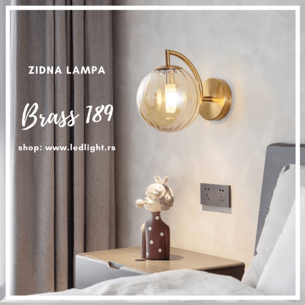 ZIDNA LAMPA BRASS 189