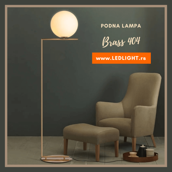 Podna lampa Brass 404