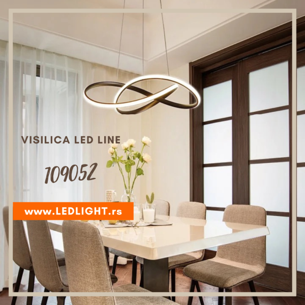 Visilica LED Line 109052 crna