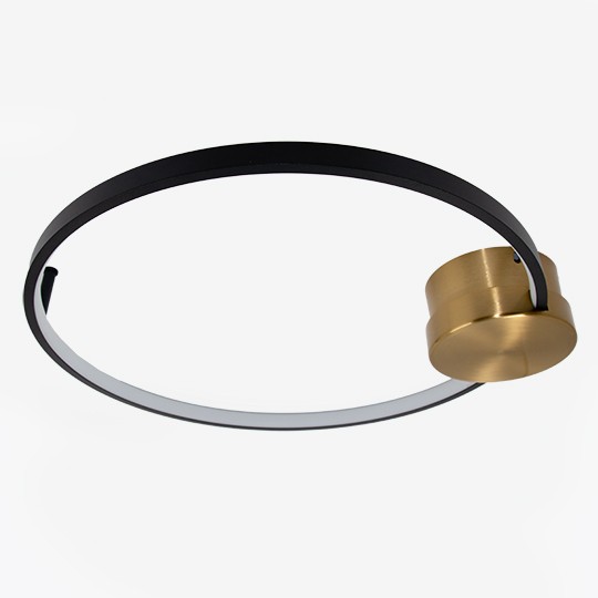 Plafonjera LED Line 109134 brass & crna Ø600