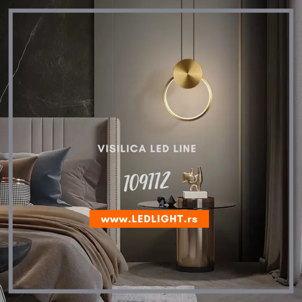 Visilica LED Line 109112 brass