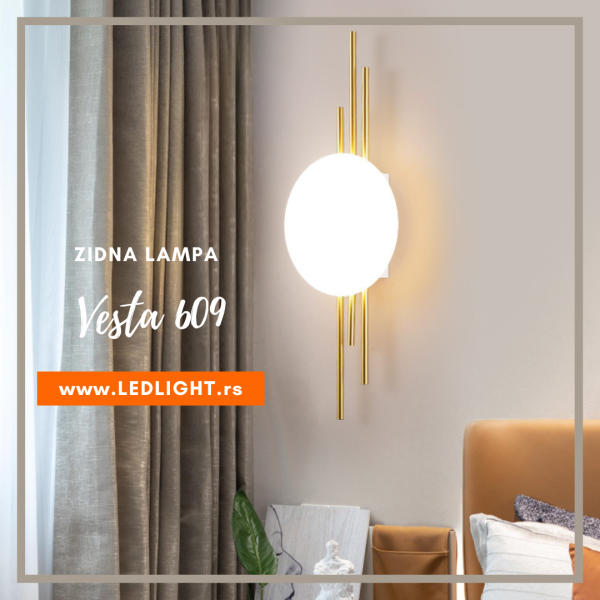 Zidna lampa Vesta 609 Mesing