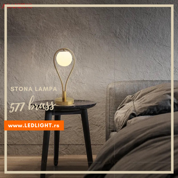 Stona lampa 577 brass