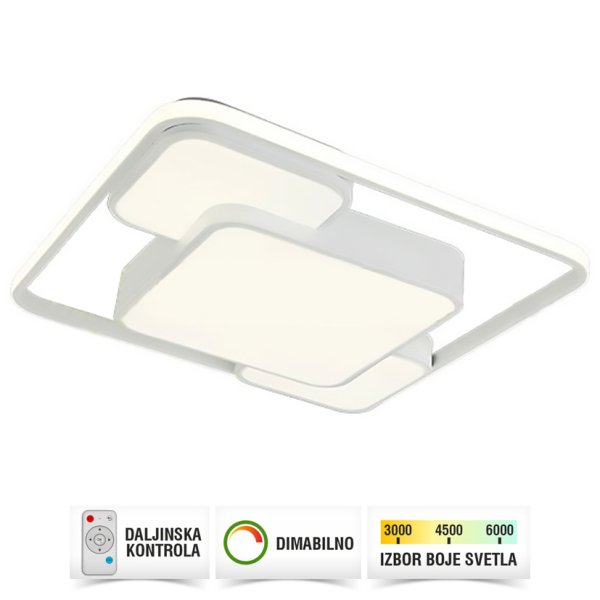 Dimabilna LED plafonjera 2823 50W bela